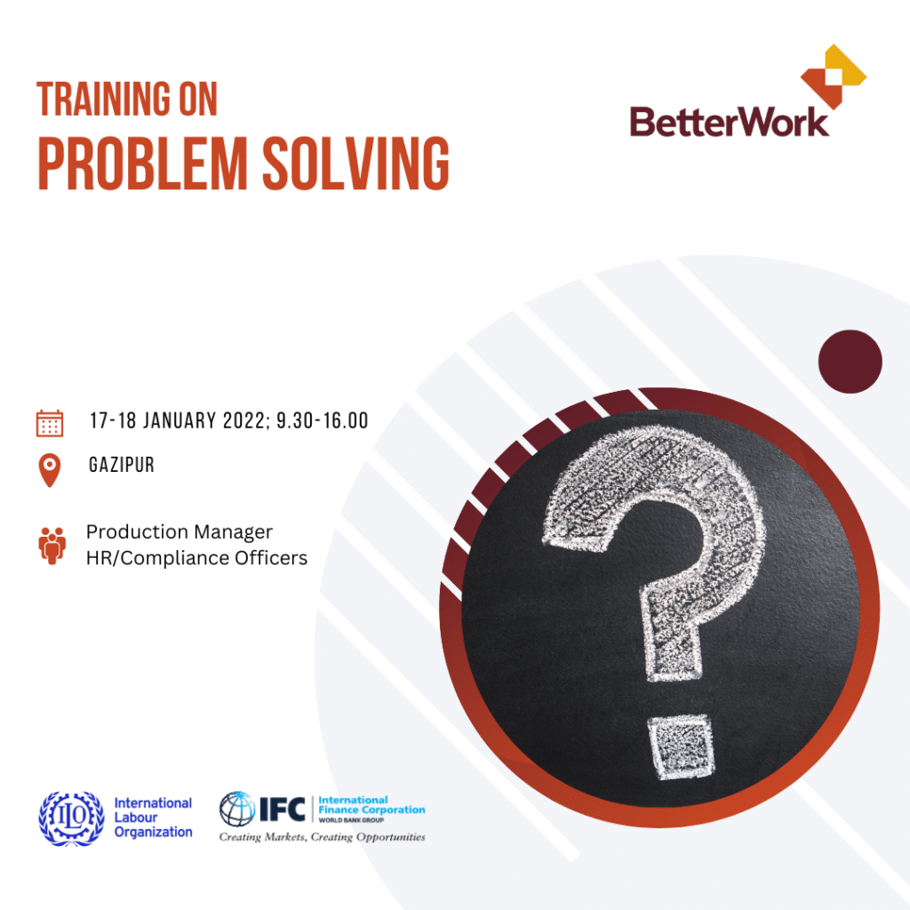 Training on Problem Solving - Better Work